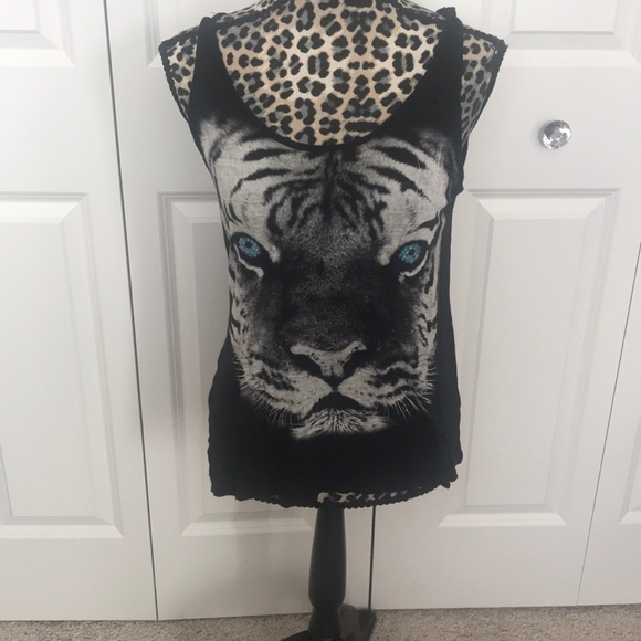Tops | Tiger Tank | Poshmark